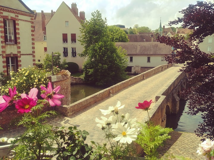 "Au Bord De L'eure, Au Pied De La Cathédrale" - Chartres