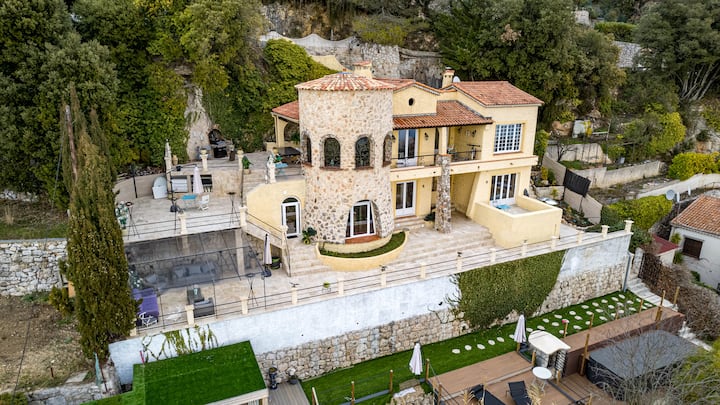 Monaco - La Turbie - Birds Eye View Luxury Villa - Monte Carlo