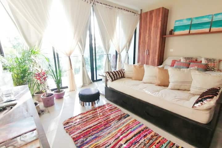 Tulum Locals Boho King Suite Wifi Pool Gym/yoga Dk - Tulum