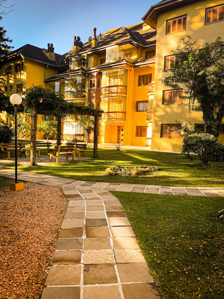 Ap Luxo Cond Vista Do Quilombo 50 M Hard Rock Café - Gramado