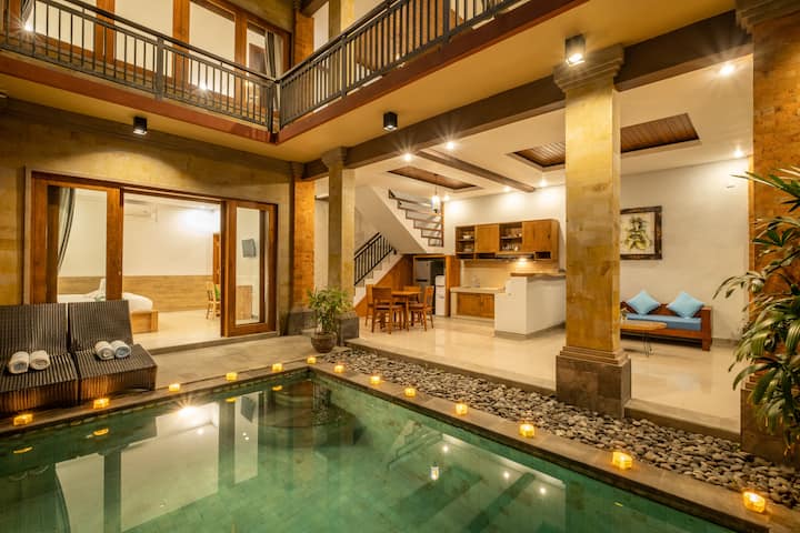 Promo! 2 Br Villa With Rice Field View Ubud - Bali