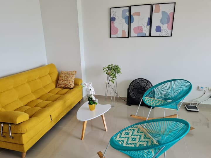 Luxury Apartamento Cerca De Todo, Dotado Y Seguro - Barranquilla