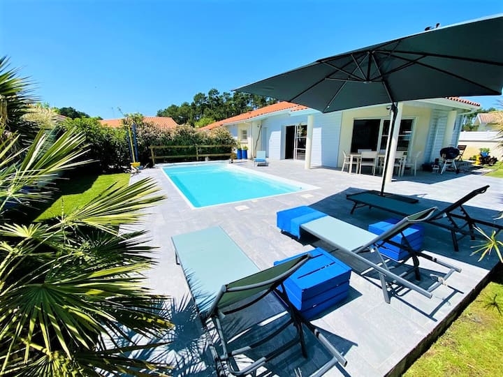 Maison Entière Piscine 3 Chambres - Biscarrosse