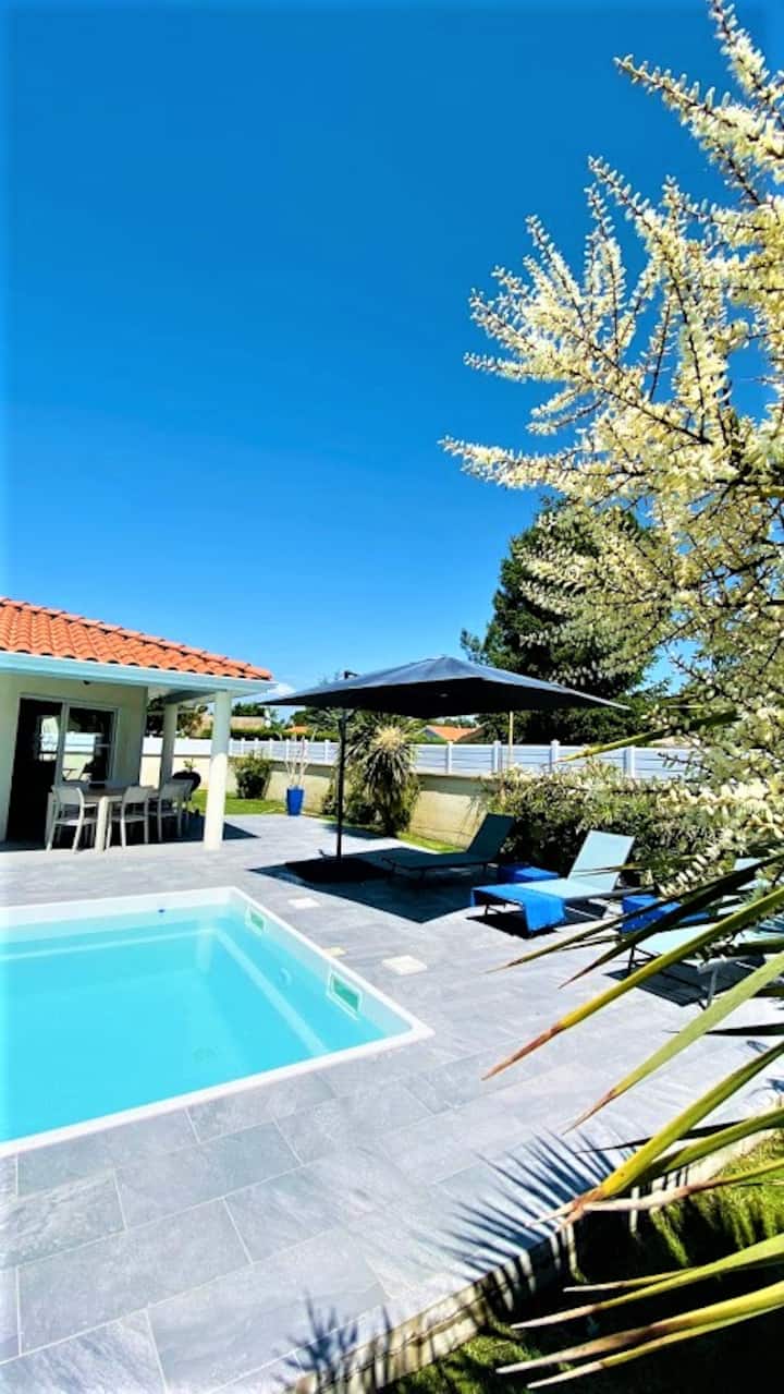 Maison Entière Piscine 3 Chambres - Biscarrosse