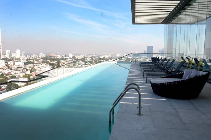 Hermoso Departamento Con Vista Panorámica - Guadalajara, Mexico