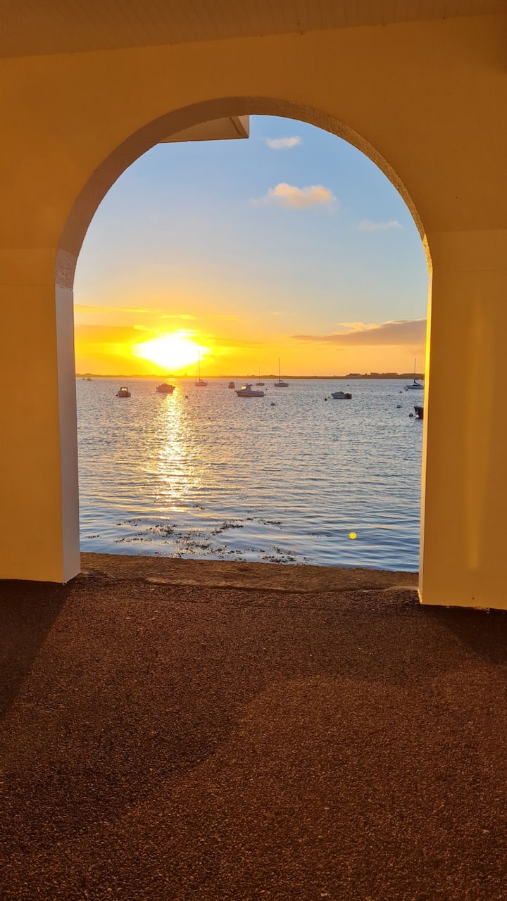 Studio Cabine La Mer à Vos Pieds - Plage de Port-Louis