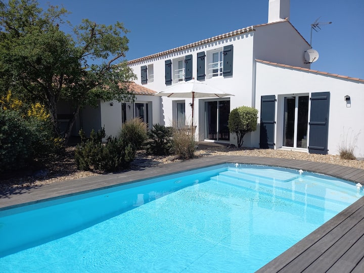 L'hirondelle 2 à 10 P.- Piscine - Wifi, 6 Vélos - Noirmoutier-en-l'Île
