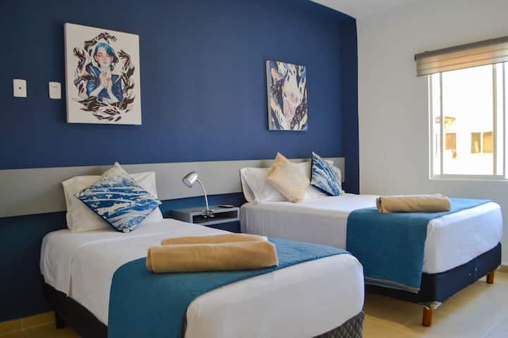 Kokos Home 3 / Gimnasio, Piscina Y Estacionamiento - Playa del Carmen