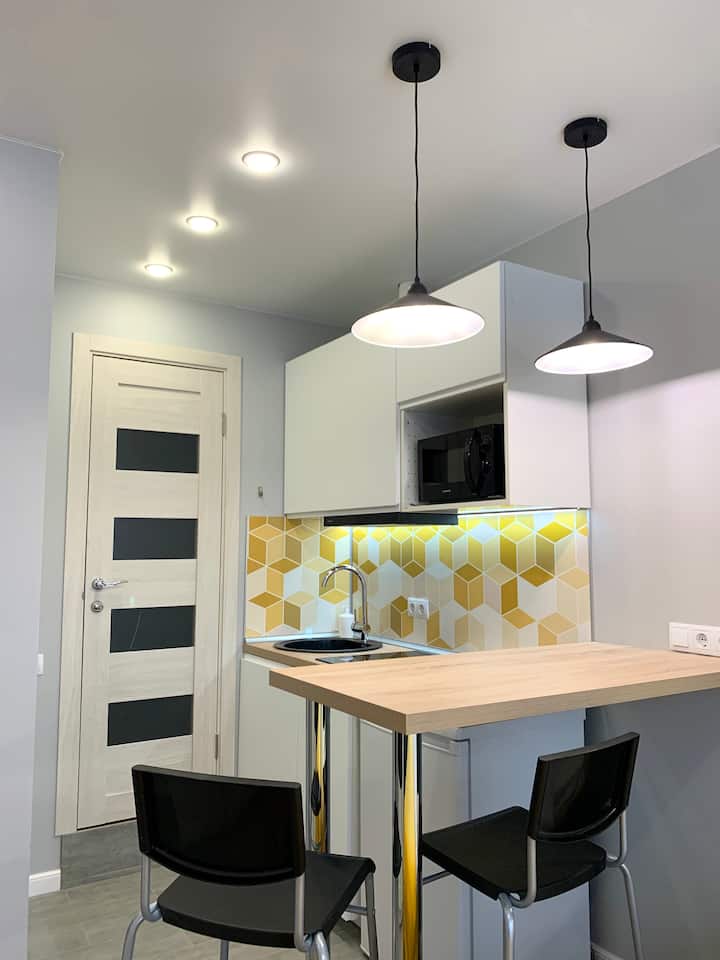 Prostornaya Studiya Na Tsimlyanskaya 3 Apartments - Distrito de Moscú, Rusia