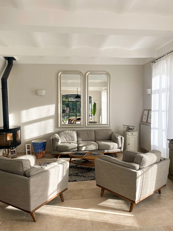 Véritable Bastide Provençale ( 8 Couchages ) - Carqueiranne