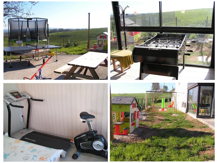 Gite Aux Flottes  Aveyron 4- 5 Pers Avec Jeux Ext - Aveyron