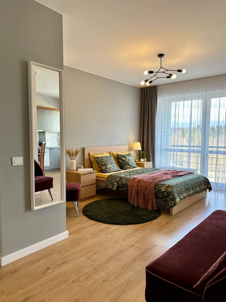 Cozy Apartment Next To Mykolas Romeris University - Vilna