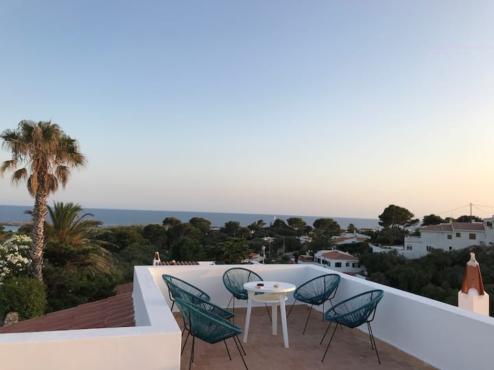 Villa Avec Vue, Plage 7m à Pied - Binibeca