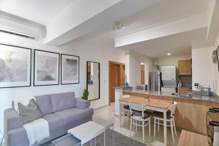 Get Away Sdq✅- Rooftop Pool Apt 1br-wifi-gym - Santo Domingo