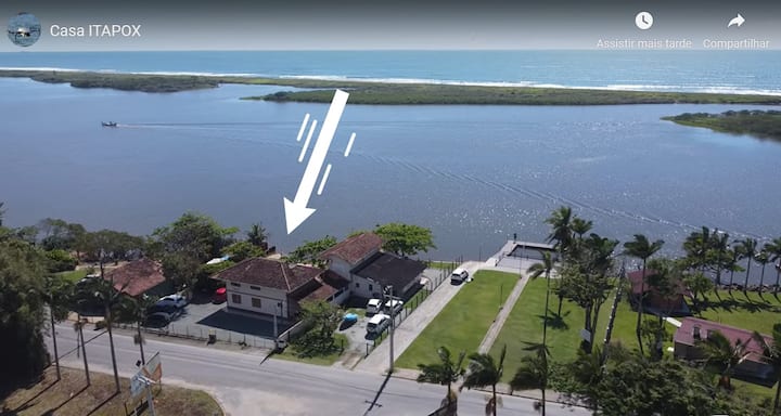 Lindo Sobrado Com 7 Quartos Na Barra Do Itapocu - Barra Velha