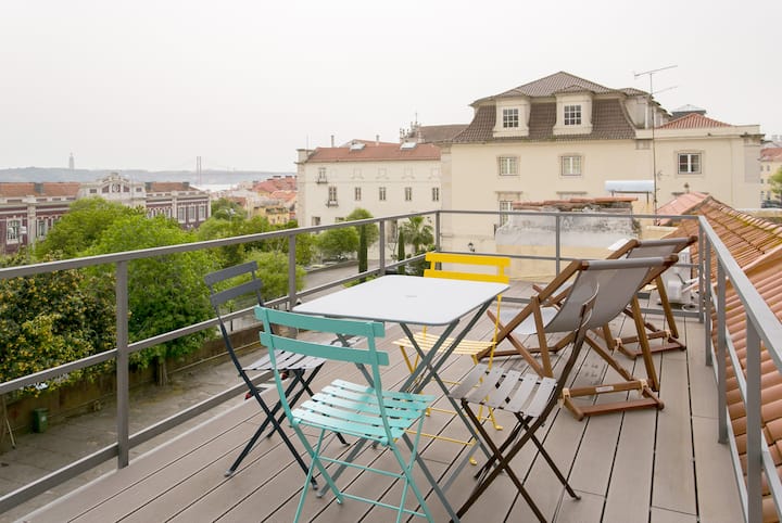 Rooftop @ Principe Real 2 - Lisbonne
