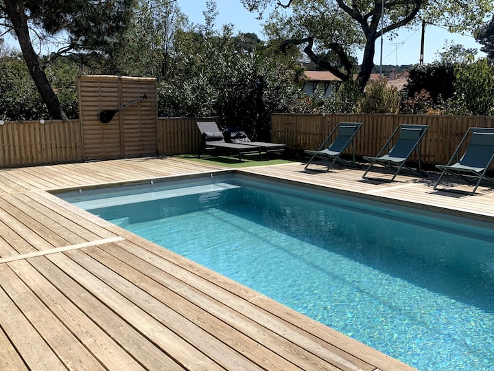 Ensemble De 2 Villas - Piscine - Moulleau Centre - Cap Ferret