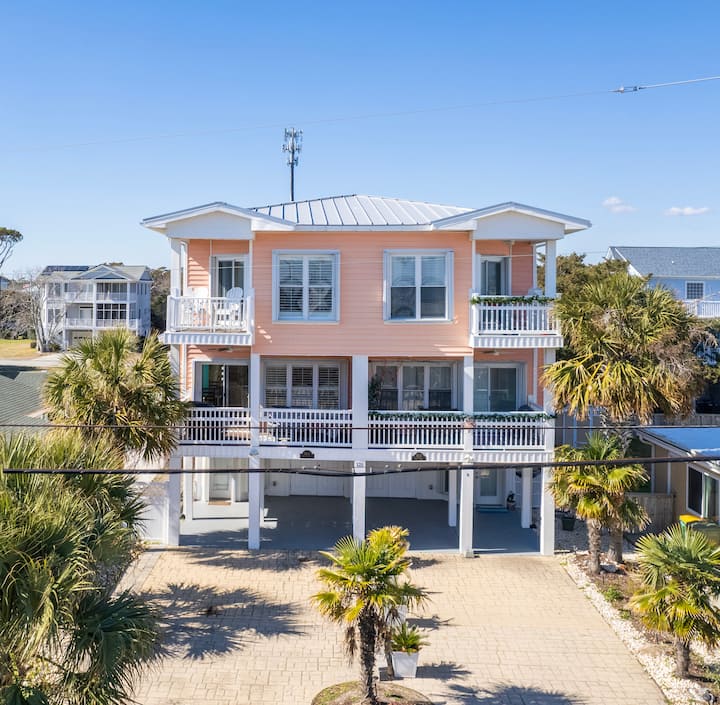 Casa Coral 4 Bed 4 Bath With Ev Charging - Kure Beach, NC