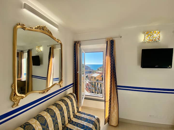 New Large Luxury Room With Panoramic Sea View - Cinque Terre