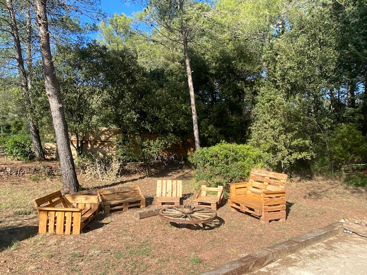 Chambre Ouest Pour 2 Personnes Avec Accès Piscine. - Pierrefeu-du-Var