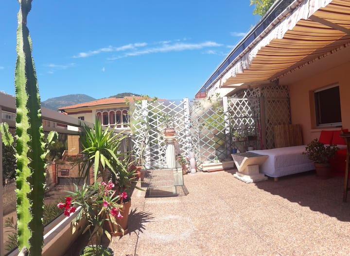 Lux 2p Bord De Mer, Garage, Terrasse Privée - Menton