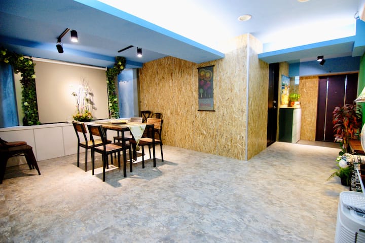 Rustic Cozy 勤美誠品公園電梯大套房/免費洗衣間/連網電視/2張床/勤美誠品/審計新村 - Taichung City