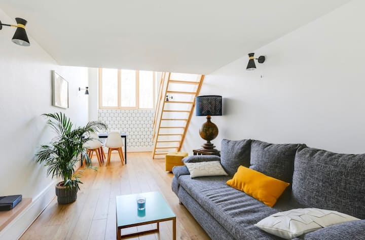 Loft Gare 🚅 Centre 💕 Vue Bastille 🚠 Parking - Grenoble