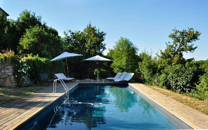 Le Vigneron - Terrace, Piscine, Vue, Calme - Lot