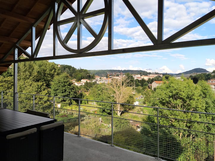 Gîte Chaux-chanvre Avec Vue Panoramique - Le Puy-en-Velay