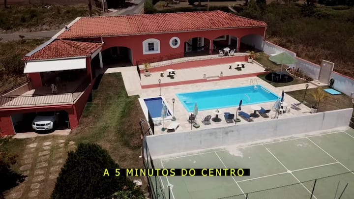 Casa De Campo Familiar Com Piscina Climatizada - Serra Negra