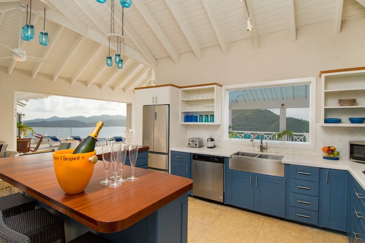 Twin Oceans - 4 Bed/4 Bath Villa With Pool And Stunning Views In West Tortola - U.S. Virgin Islands