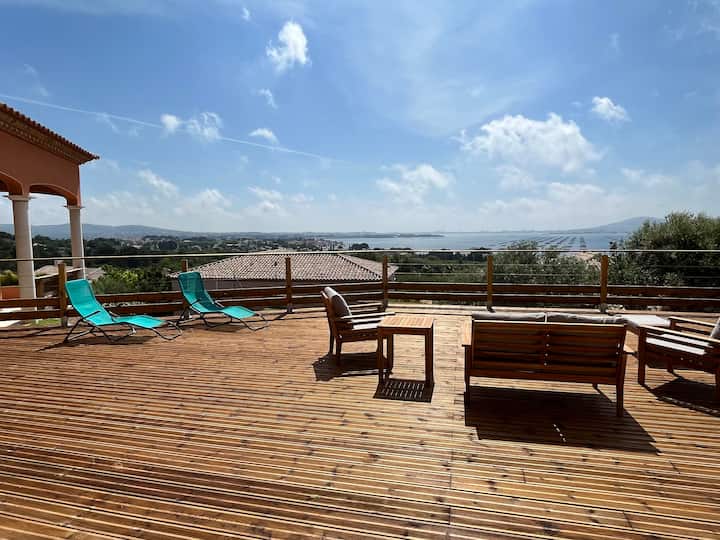 Villa Avec Piscine Spa Débordement Vue Imprenable - Bouzigues