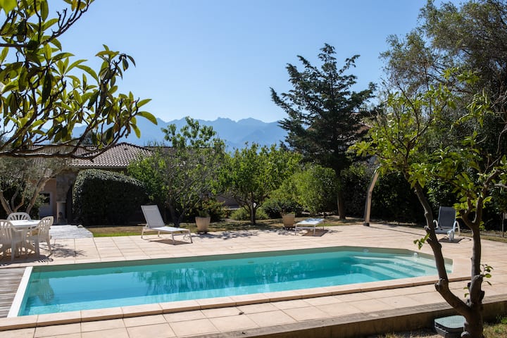 Charmante Villa Avec Piscine Proche Ville Et Plage - Calvi