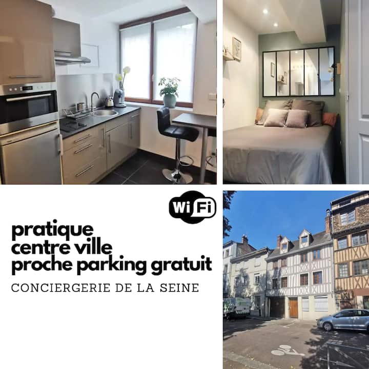 Joli Studio ✧ Centre Historique - Rouen