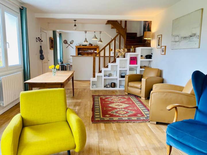 Maison Terrasse & Jardin à 5 Min Mer- Varengeville - Plage de Varengeville-sur-Mer