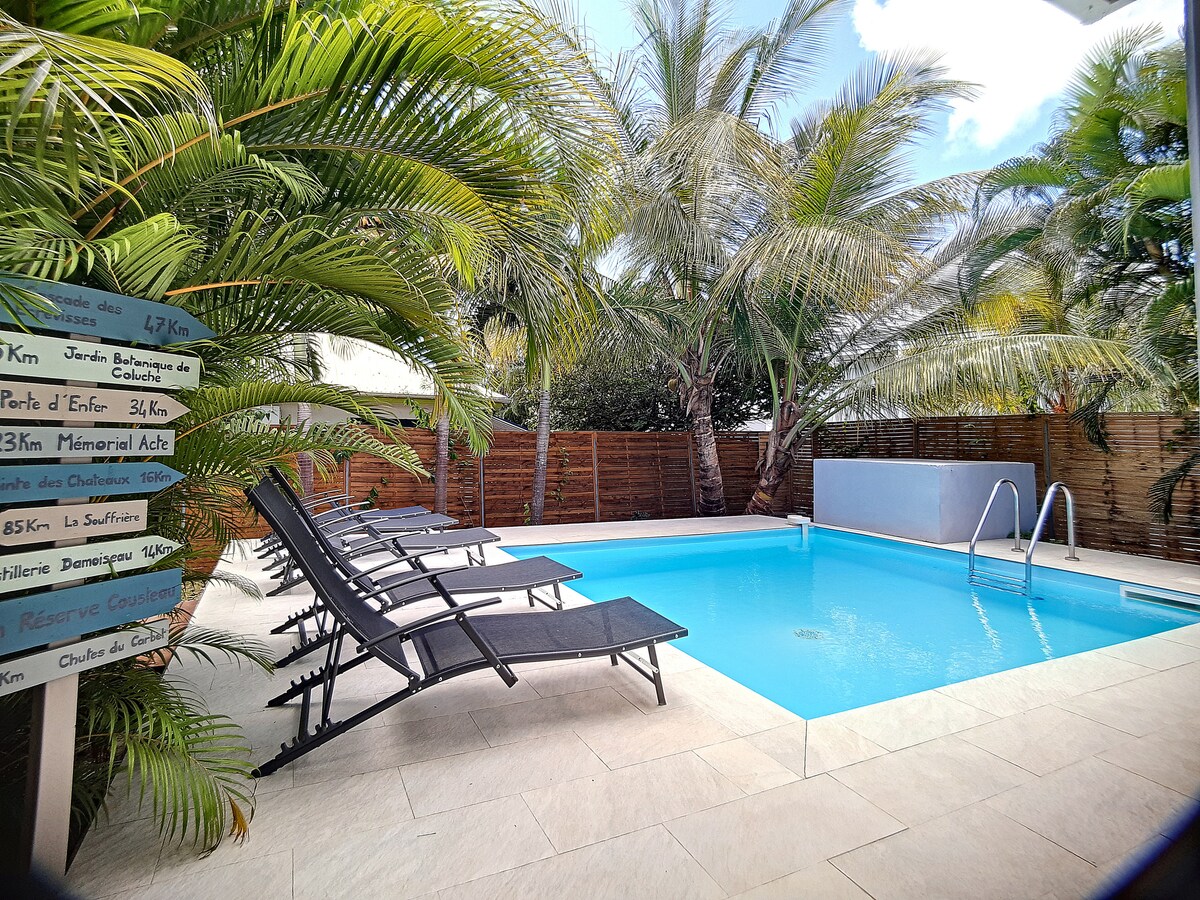 L'Anjou Creole 3-star complex with St Anne pool - Villas for Rent in ...