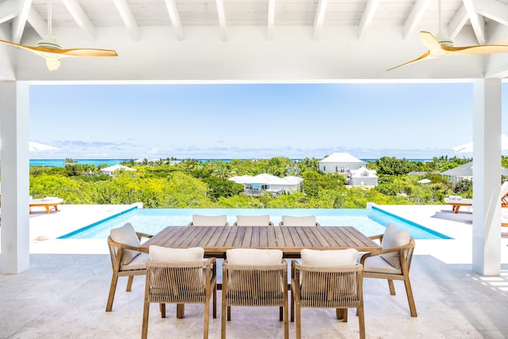 Amanera - 'Peaceful Water', Villa With Ocean View - Turks and Caicos Islands