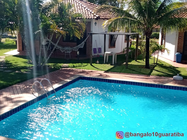 Bangalô Praia De Guaratiba A Uma Quadra Da Praia. - Caravelas