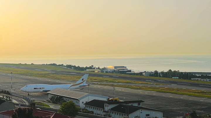 Aile Için Deniz Manzaralı 3 Yatak Odalı Daire - Трабзон