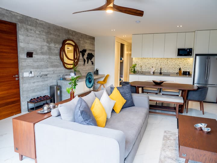 Brand New 2br Apt W/ Pool & Steps From The Beach - Bucerías