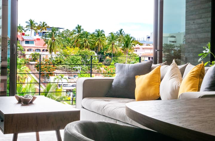 Brand New 2br Apt W/ Pool & Steps From The Beach - Bucerías