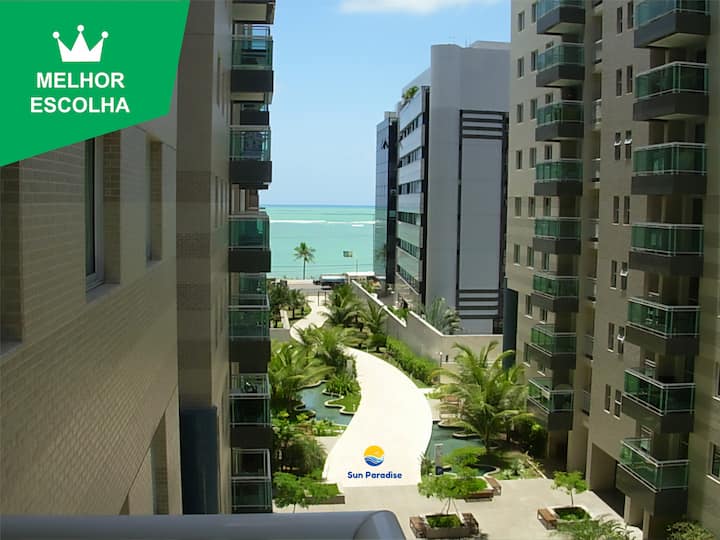 Sun Paradise - Lindo Apto 4 Quartos Beira Mar (4) - Maceió