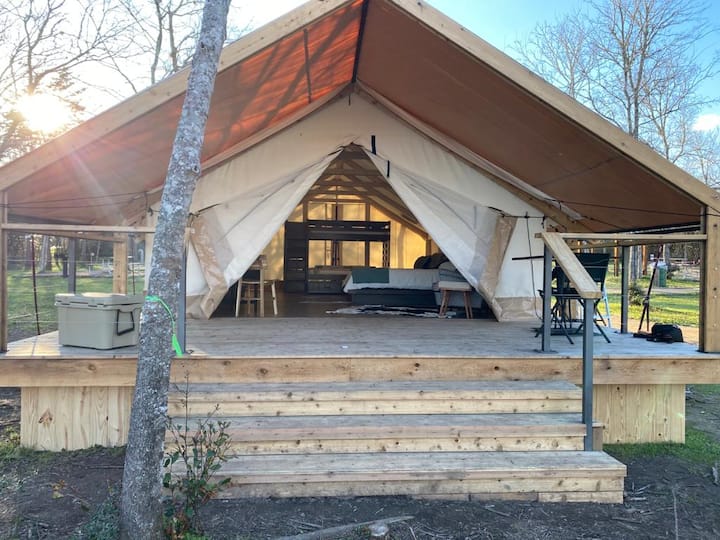 Lakefront Glamping Tent - Texas - Bastrop, TX