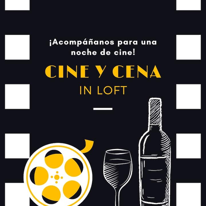 Loft De Diseño Para Cine-cena Privada Para Pareja - Torrejón de Ardoz