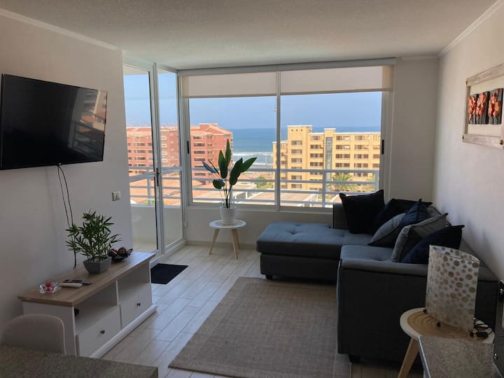 Bello Y Acogedor Departamento Con Vista Al Mar - La Serena