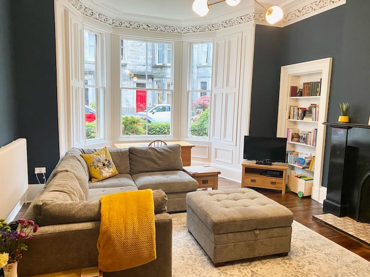 Stylish 3 Bed  2 Bath Meadows Main Door Garden Apt - Edimburgo