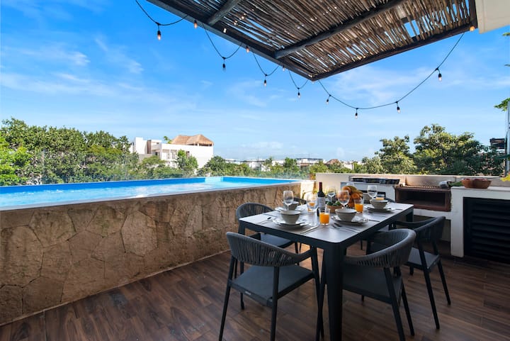 The Seventh Heaven Penthouse - 2 Private Pools! - Tulum