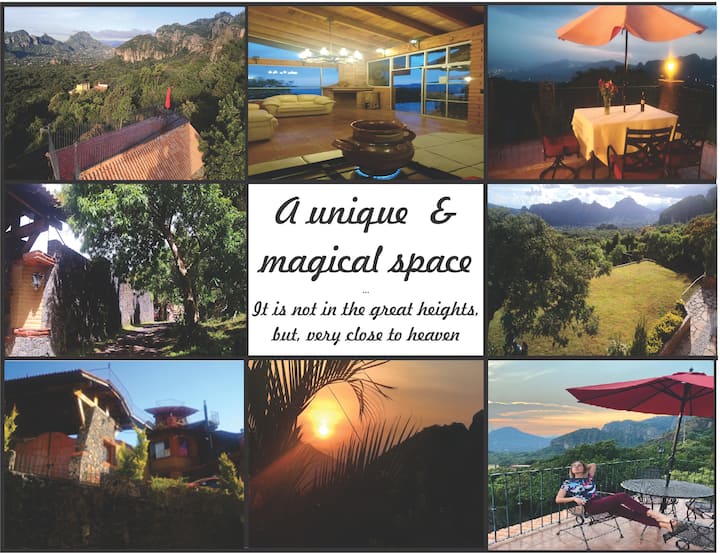 Villa Ximena/con La Vista Más Hermosa En Tepoztlán - Tepoztlán