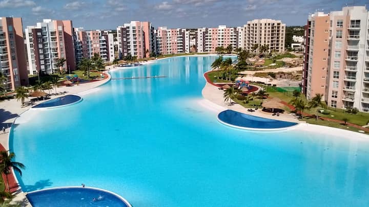 Exclusive Apartment With Lagoon And Pools - Cancún