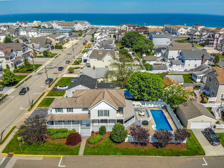 Point Pleasant Beach 6 Bed W/ Pool 2 Blks To Beach - Spring Lake, NJ